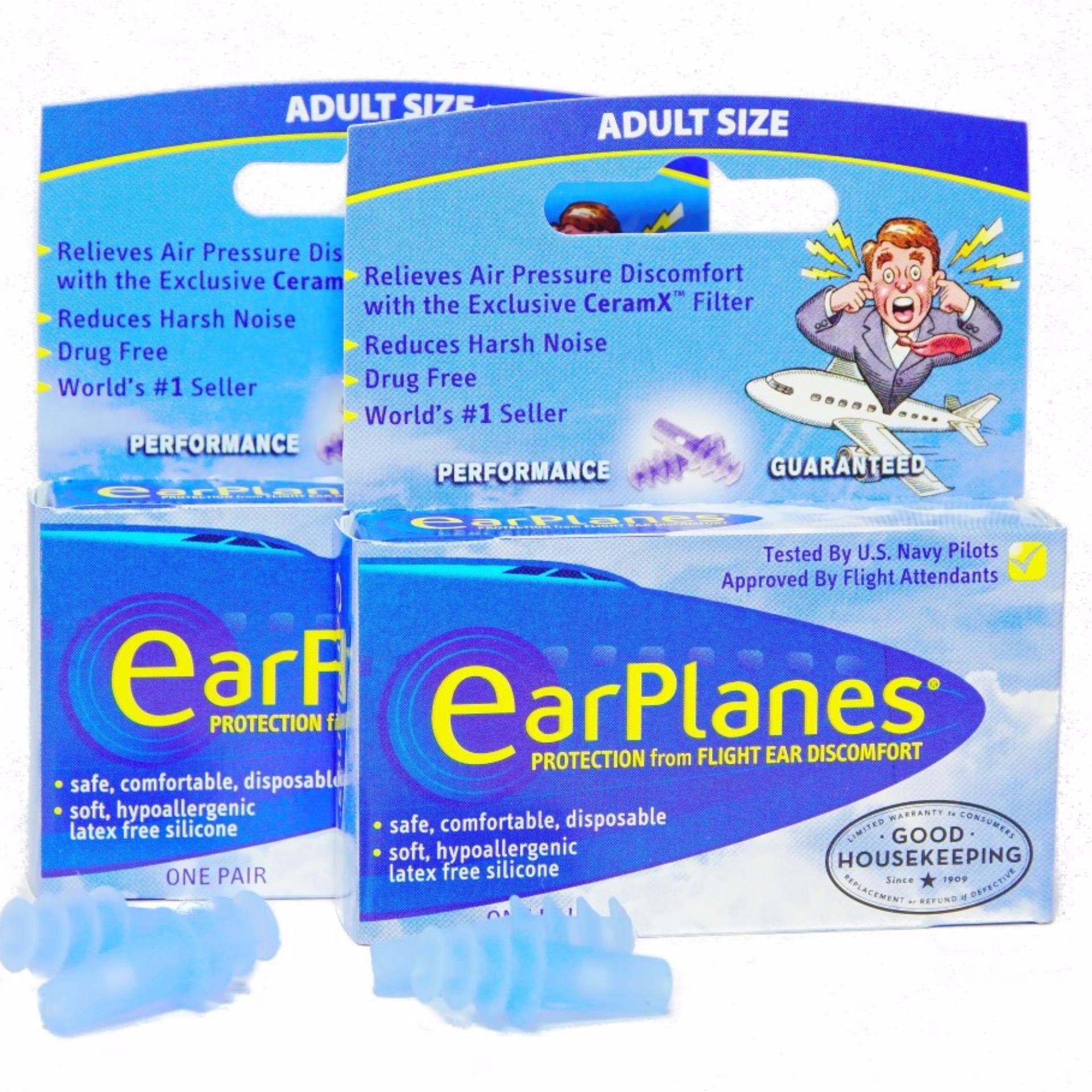 CIRRUS EARPLANES Protection From Flight Cabin Air Pressure Adult Size ...