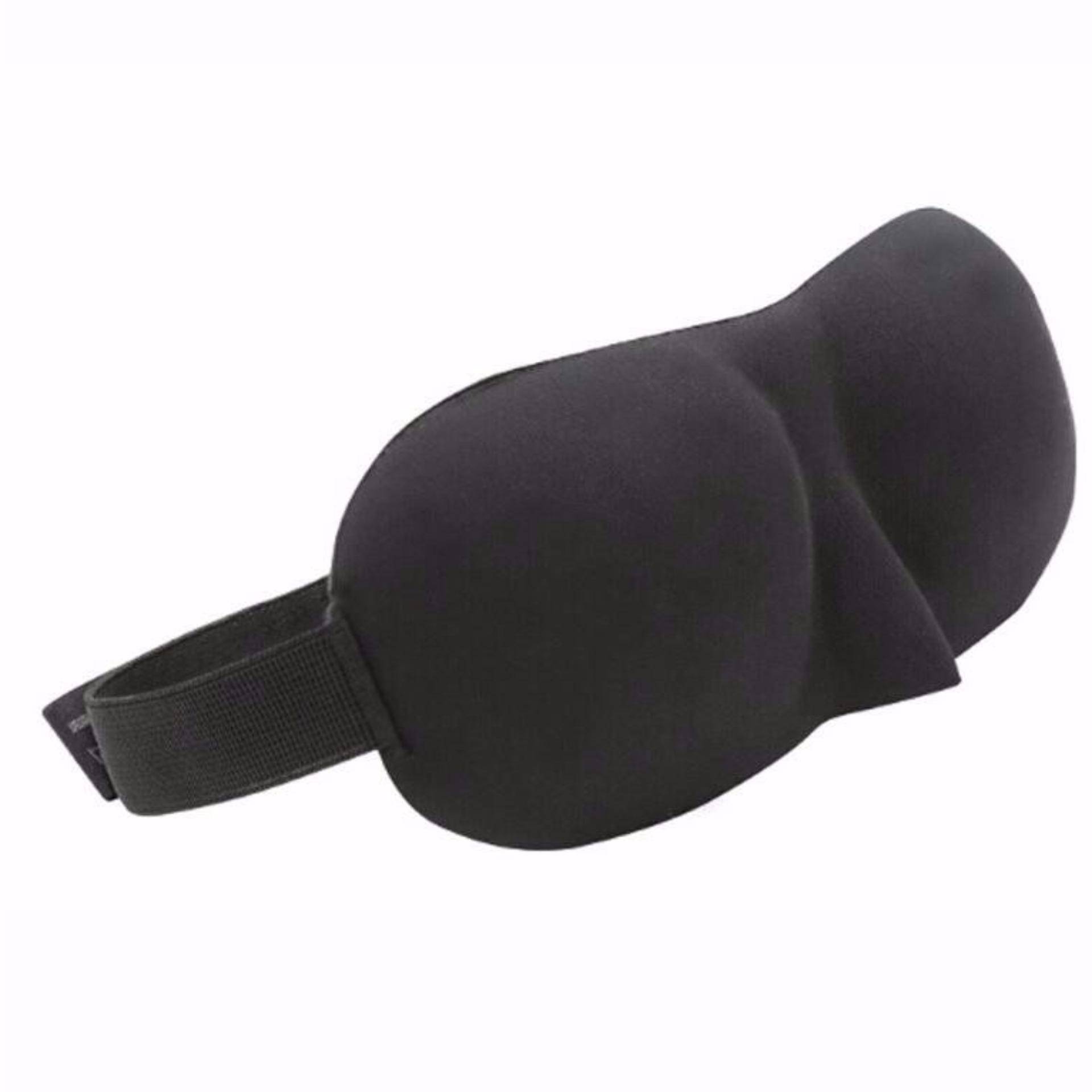 3D SLEEP MASK PLAIN TRAVELING FLIGHT MASK NATURAL SLEEP RELAX COVER EYE ...