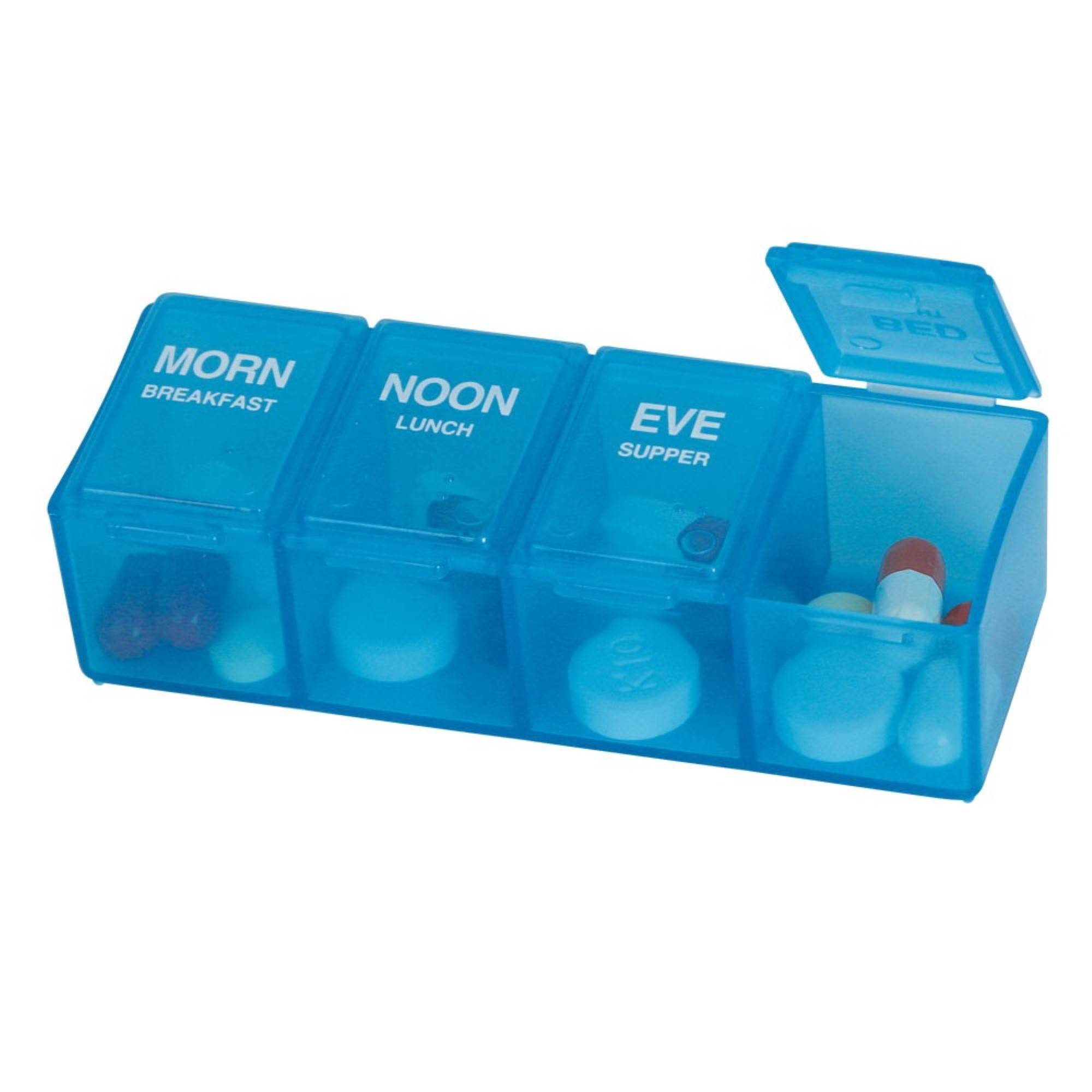 EZY DOSE CLASSIC FOUR TIMES A DAY DAILY PILL PLANNER CONTAINER ...