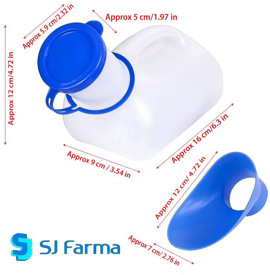 UNISEX URINAL BOTTLE for BED RIDDEN MAN WOMEN HOSPITAL PATIENT|PORTABLE ...