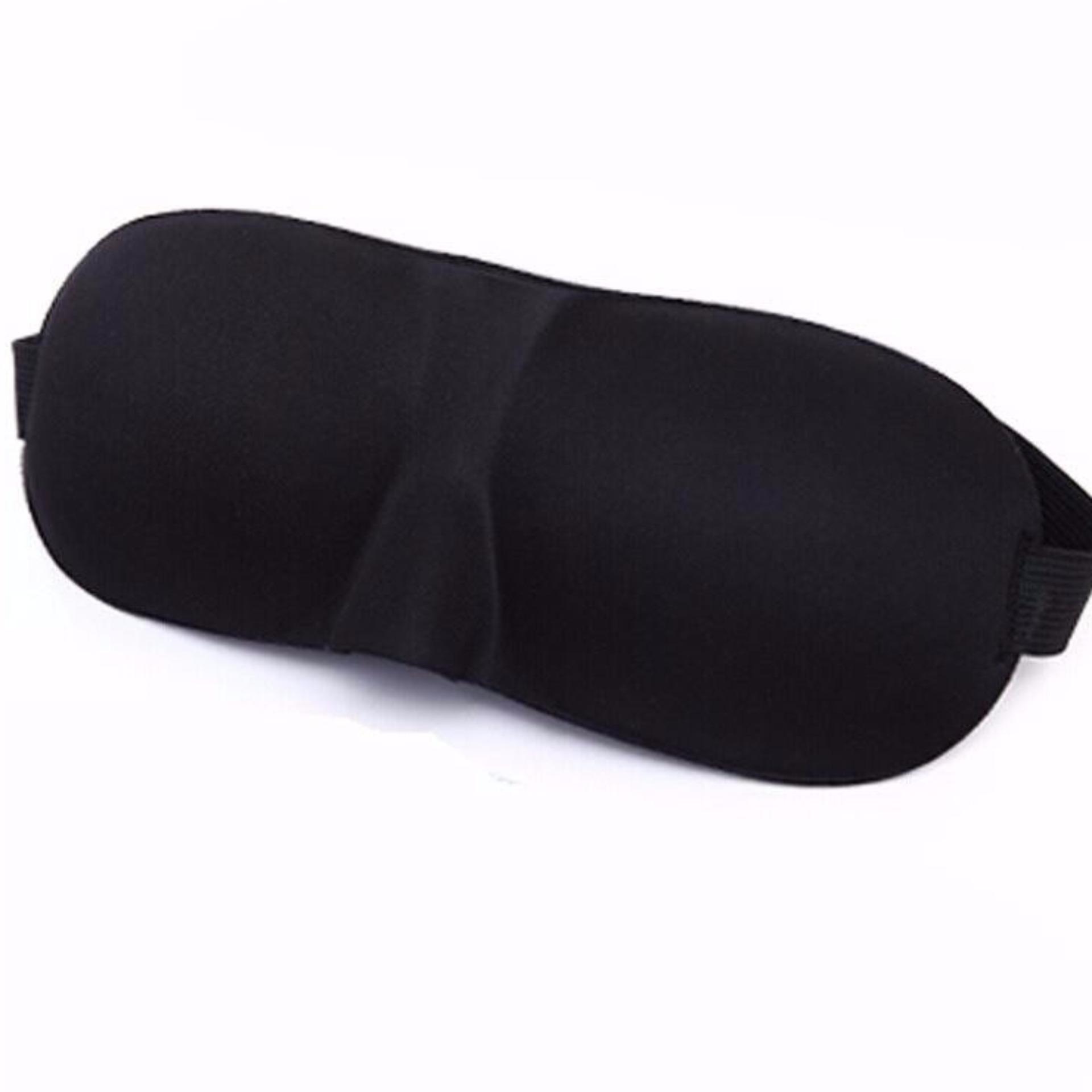 3D SLEEP MASK PLAIN TRAVELING FLIGHT MASK NATURAL SLEEP RELAX COVER EYE ...