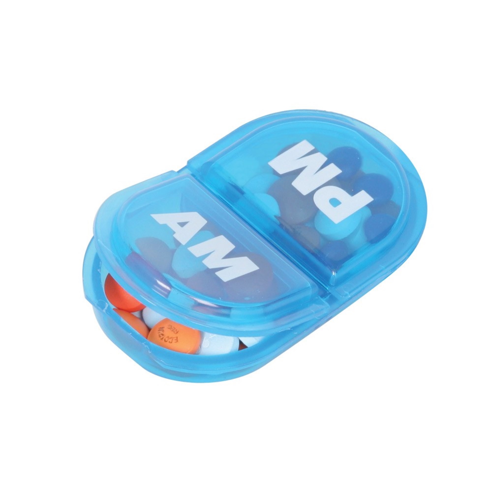 EZY DOSE DAILY AM PM PILL PLANNER CONTAINER ORGANIZER BOX