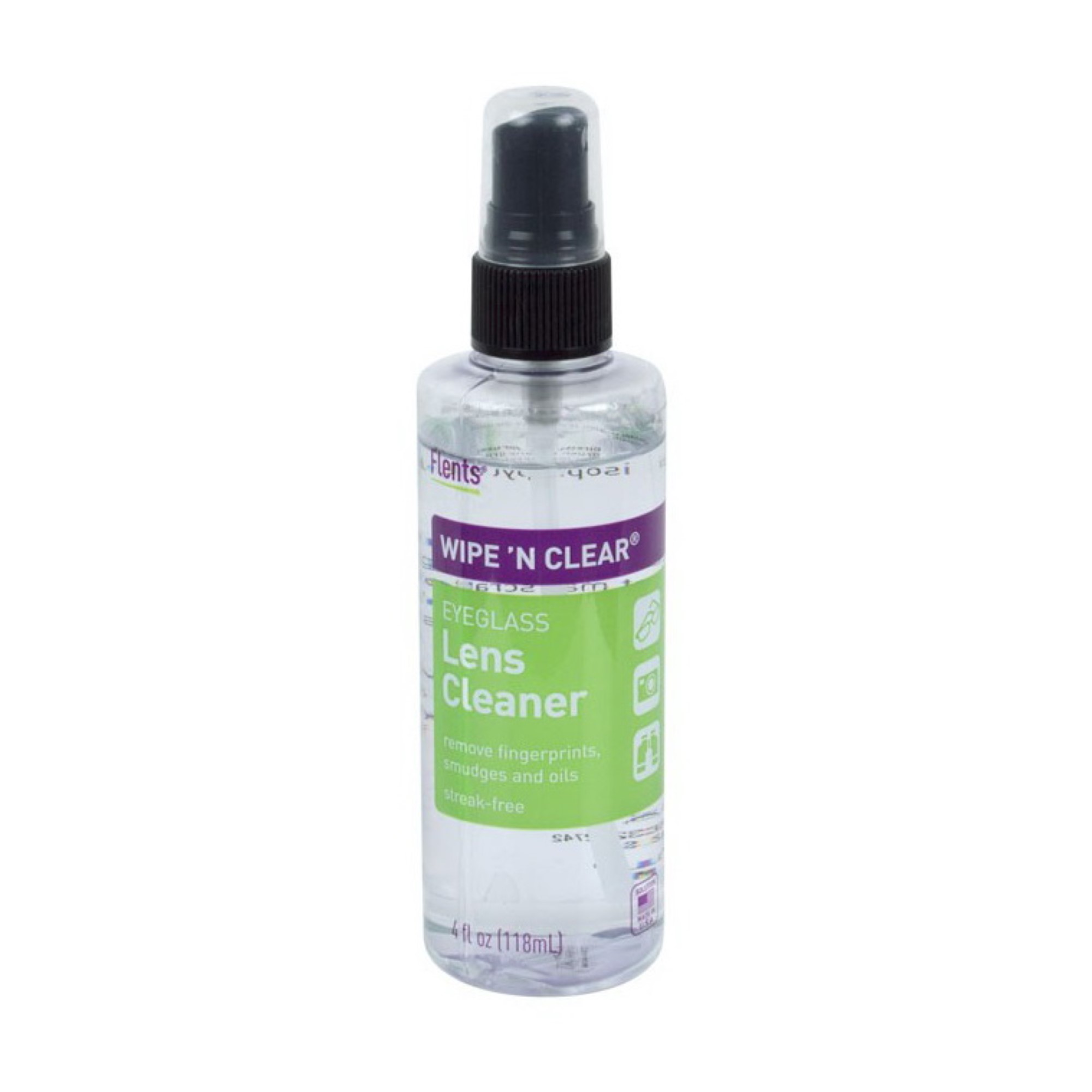 FLENT'S WIPE 'N CLEAR EYEGLASS LENS CLEANER FOR GLASS OR PLASTIC LENSES ...